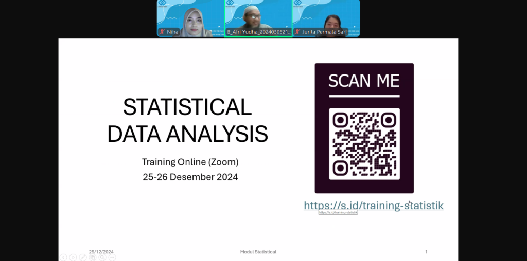 STATISTICAL DATA ANALYSIS