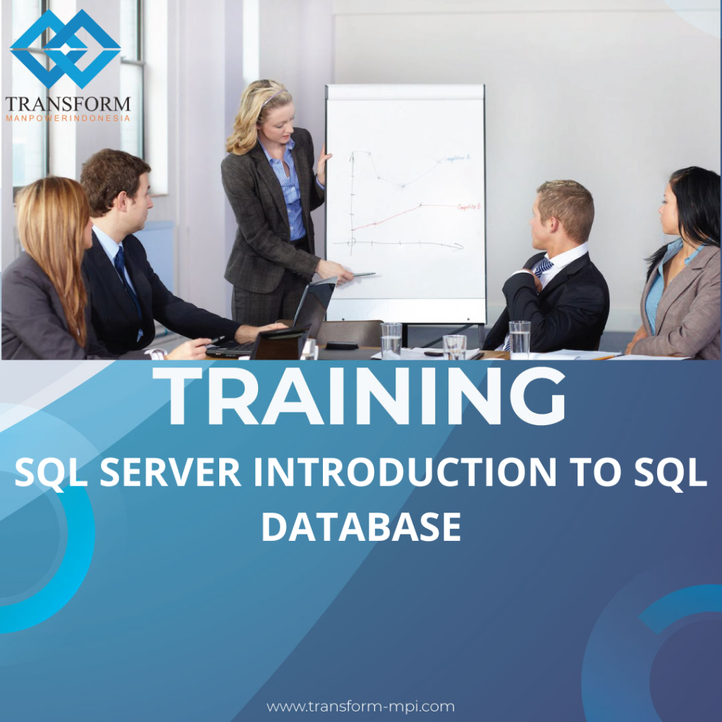TRAINING SQL SERVER INTRODUCTION TO SQL DATABASE